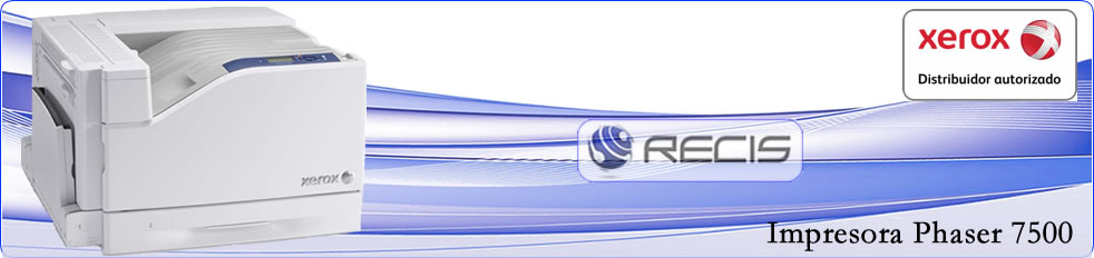 IMPRESORA XEROX PHASER 7500 - XEROX, COPIADORAS XEROX, CONSUMIBLES ...